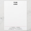 Custom Business Logo Address Company Letterhead | Zazzle