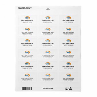 Custom Business Logo Address Labels | Zazzle
