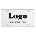 Custom Business Logo Aluminum Metal License Plate | Zazzle