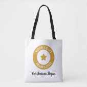 Custom Business Logo And Slogan Promotional Tote Bag | Zazzle