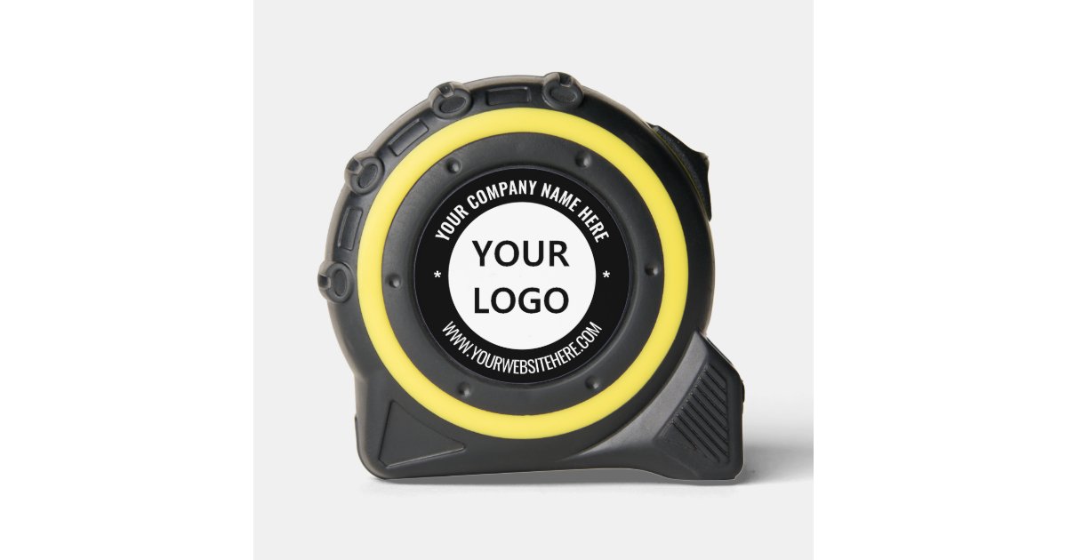 Custom Business Logo and Text Company Tape Measure | Zazzle