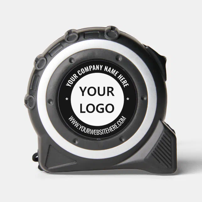 Custom Business Logo and Text Company Tape Measure | Zazzle