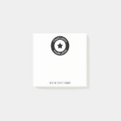 Custom Business Logo And Your Text Post-it Notes | Zazzle