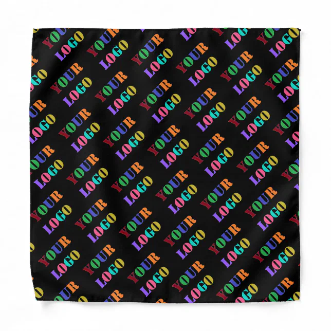 Custom Business Logo Bandana Your Colors | Zazzle