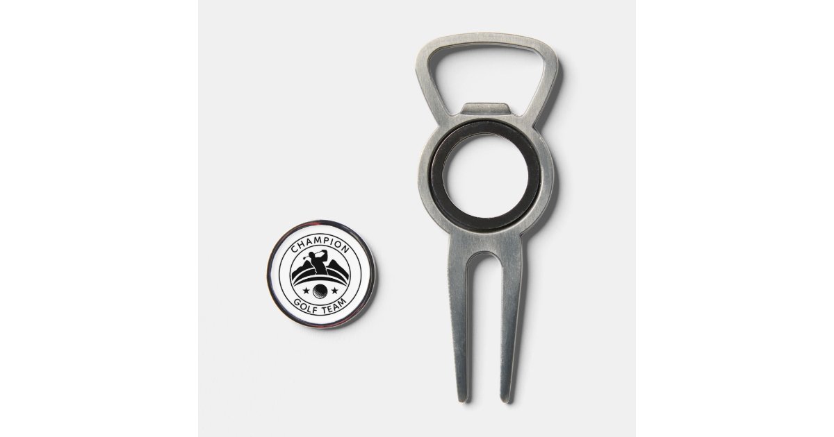 Custom Business Logo Branded Golf Balls Divot Tool | Zazzle