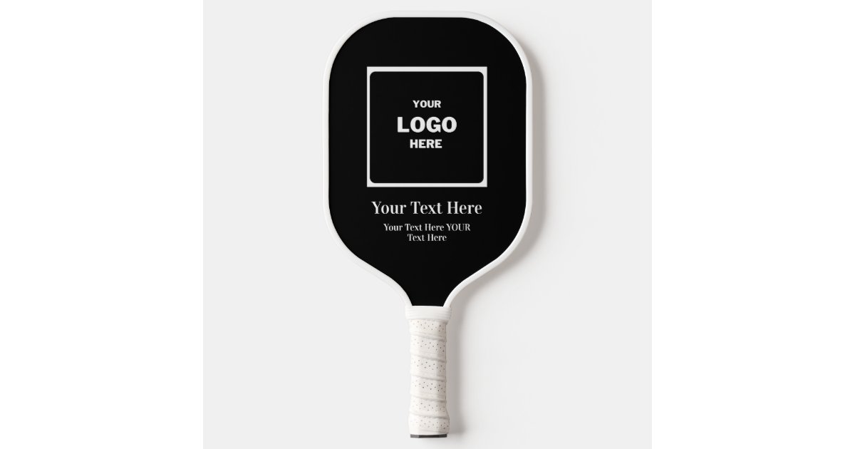 Custom Business Logo Branded Professional Pickleball Paddle | Zazzle