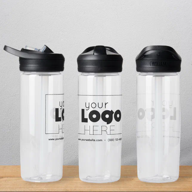 Custom Business Logo Camelback Water Bottle | Zazzle