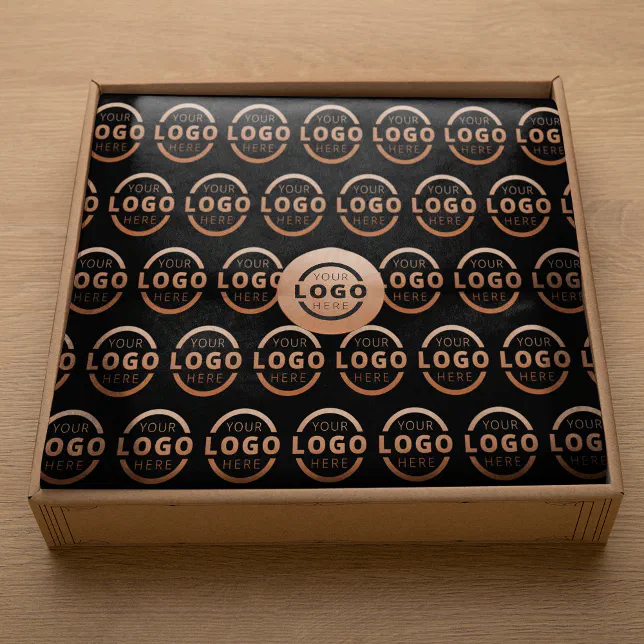 Custom Business Logo Company Advertising Promo Tissue Paper | Zazzle