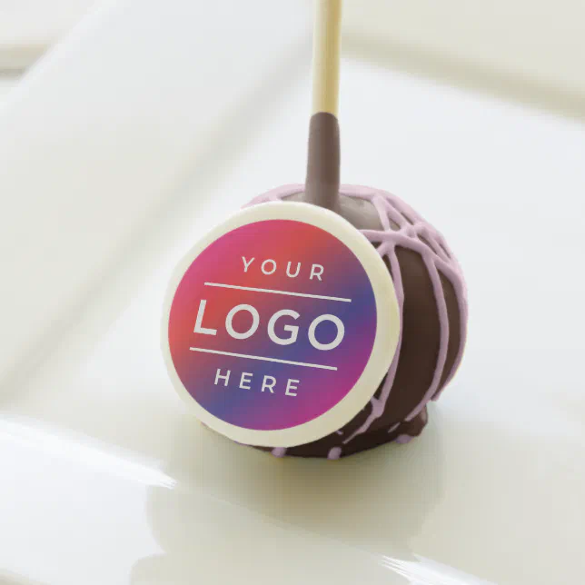 Custom Business Logo Company Branded Cake Pops | Zazzle