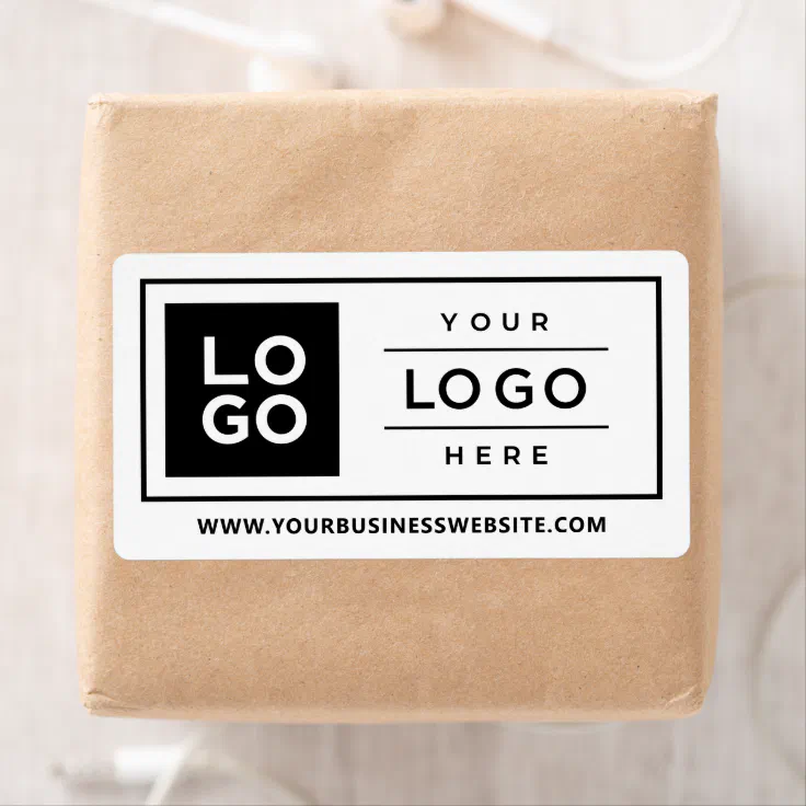 Custom Business Logo Company Branded Label | Zazzle