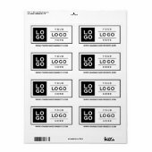 Custom Business Logo Company Branded Label | Zazzle