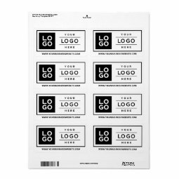 Custom Business Logo Company Branded Label | Zazzle