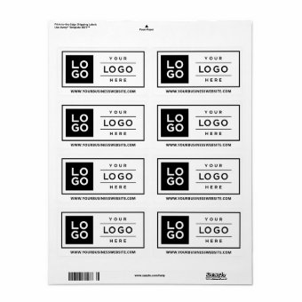 Custom Business Logo Company Branded Label | Zazzle