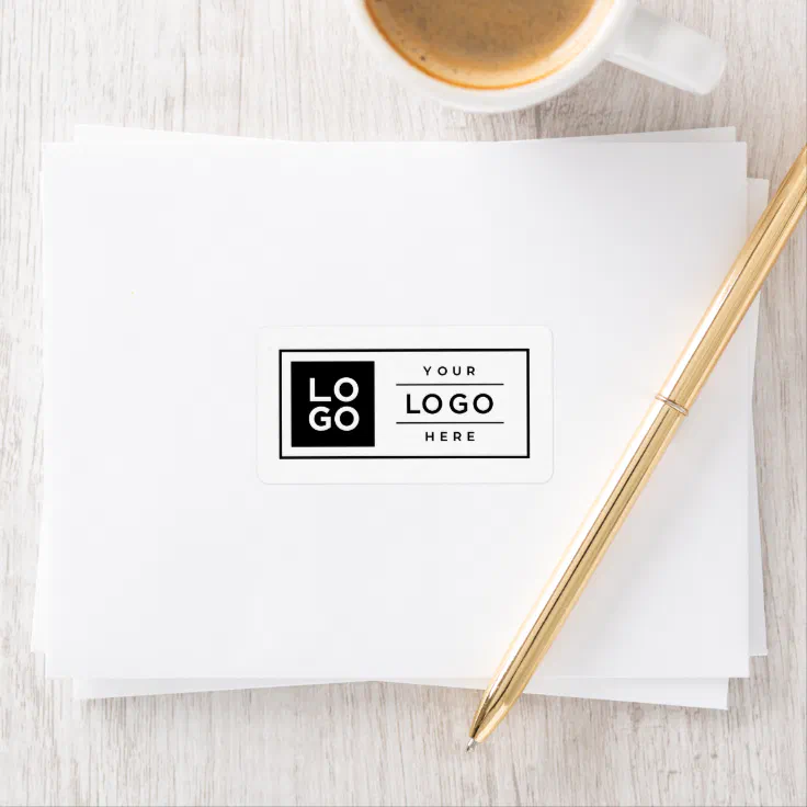 Custom Business Logo Company Branded Label | Zazzle