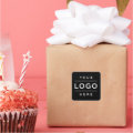 Custom Business Logo Company Branded Square Sticker | Zazzle