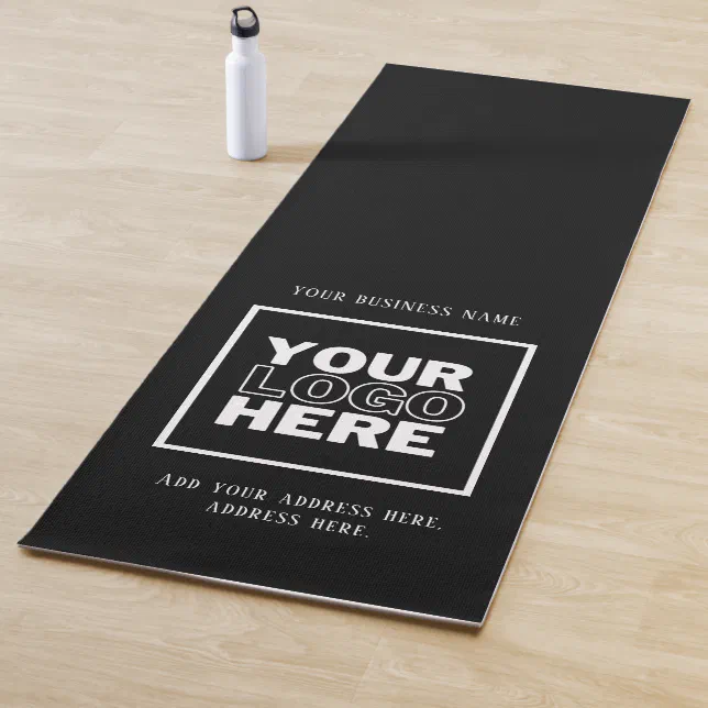 Custom Business Logo Company Branded Yoga Mat | Zazzle