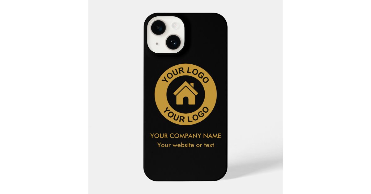 Custom Business Logo Company Name And Website iPho iPhone Case | Zazzle