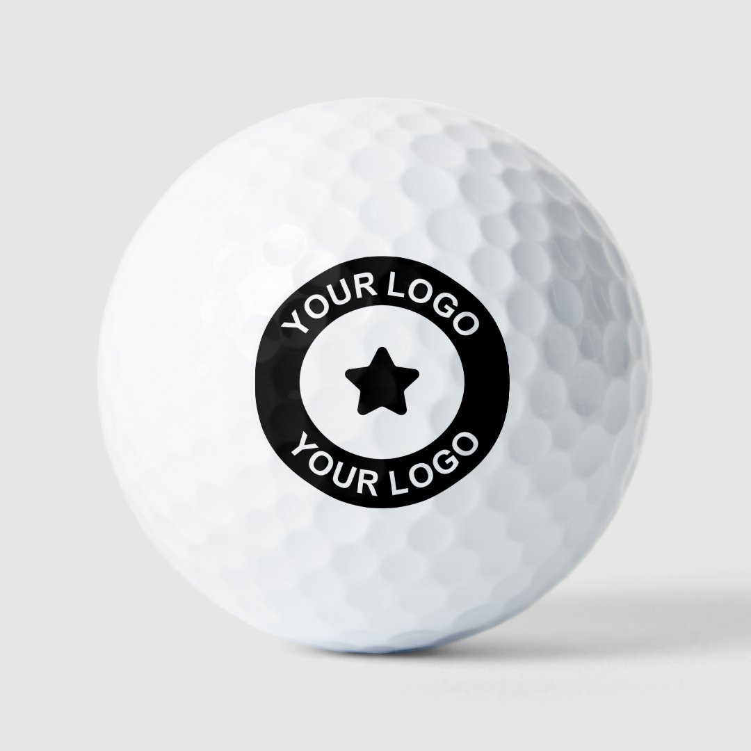 Custom Business Logo Company Promotional Golf Balls | Zazzle
