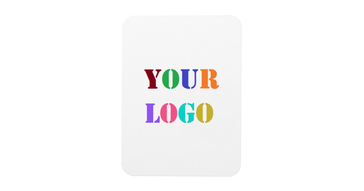 Custom Business Logo Company Promotional Magnet | Zazzle