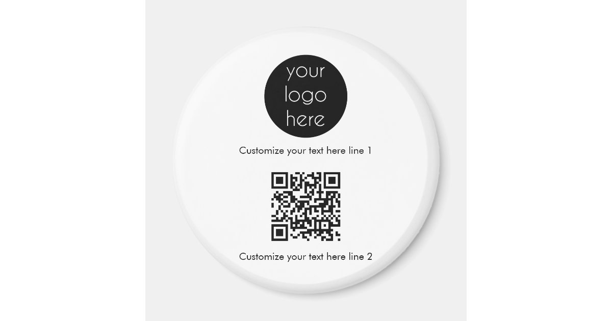 Custom Business Logo Company Promotional Magnet | Zazzle
