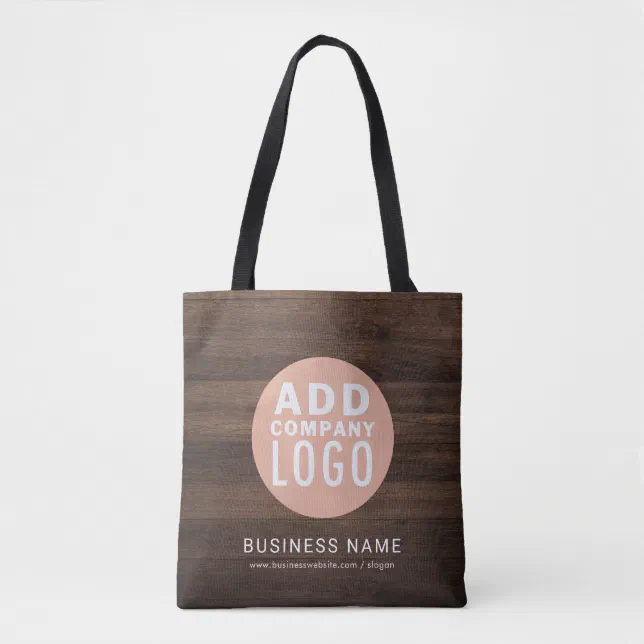 Custom Business Logo Company Promotional Swag Tote Bag | Zazzle