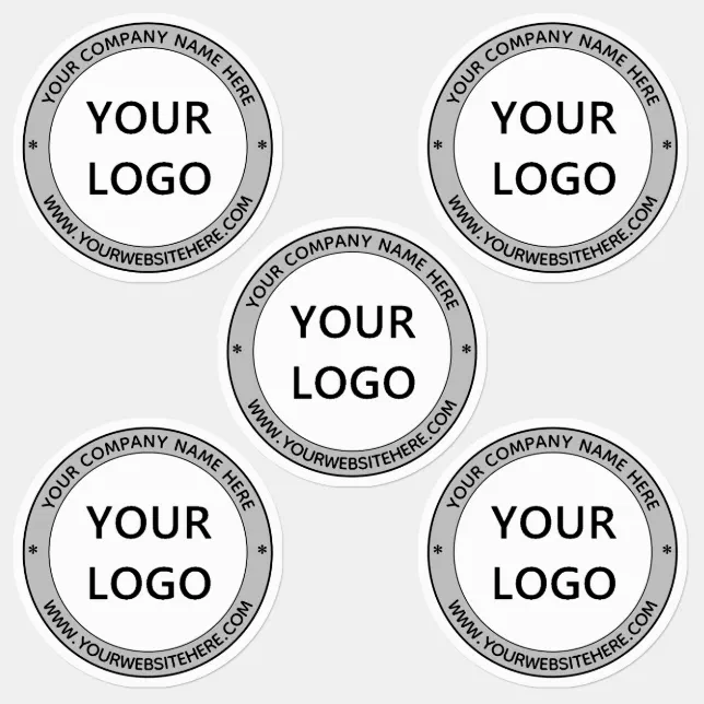 Custom Business Logo Company Stamp Design Labels | Zazzle