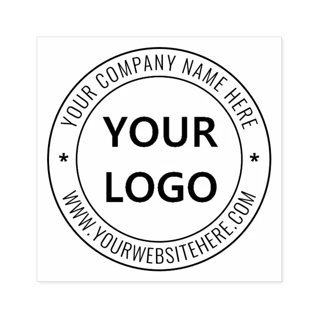 Custom Business Logo Company Stamp Personalized | Zazzle