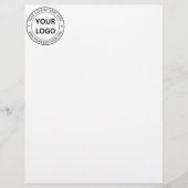 Custom Business Logo Company Stamp - Personalized Letterhead | Zazzle