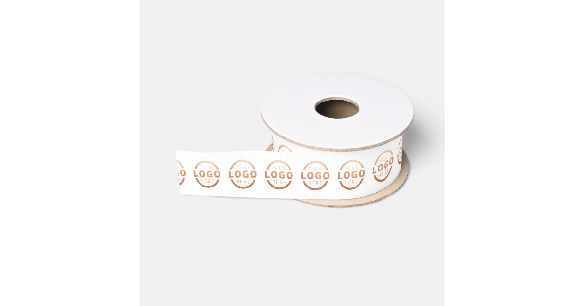 Custom Business Logo Corporate Marketing Promo Grosgrain Ribbon ...