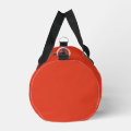 Custom Business Logo Cute Stylish Cool Red Duffle Bag | Zazzle