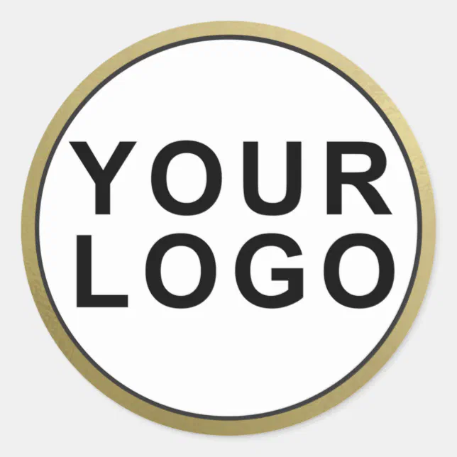 Custom Business Logo Design Sticker | Zazzle