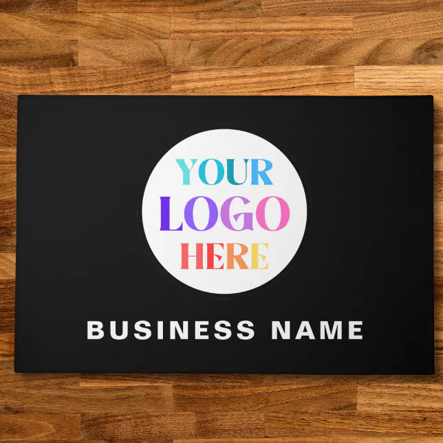 Custom Business Logo Doormat | Zazzle