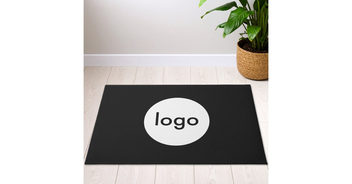 Custom Business Logo Doormat | Zazzle