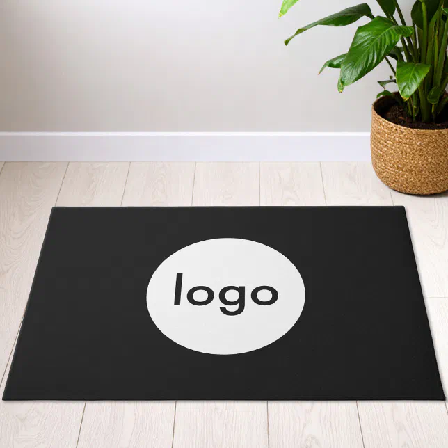 Custom Business Logo Doormat | Zazzle