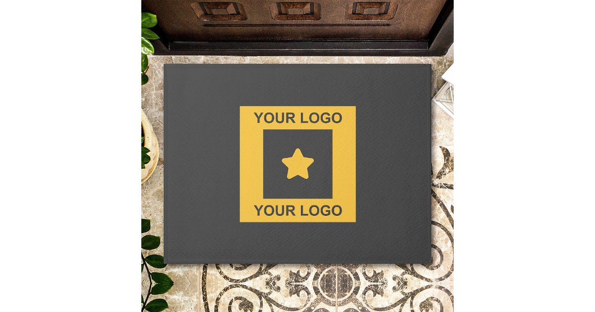 Custom Business Logo Doormat | Zazzle
