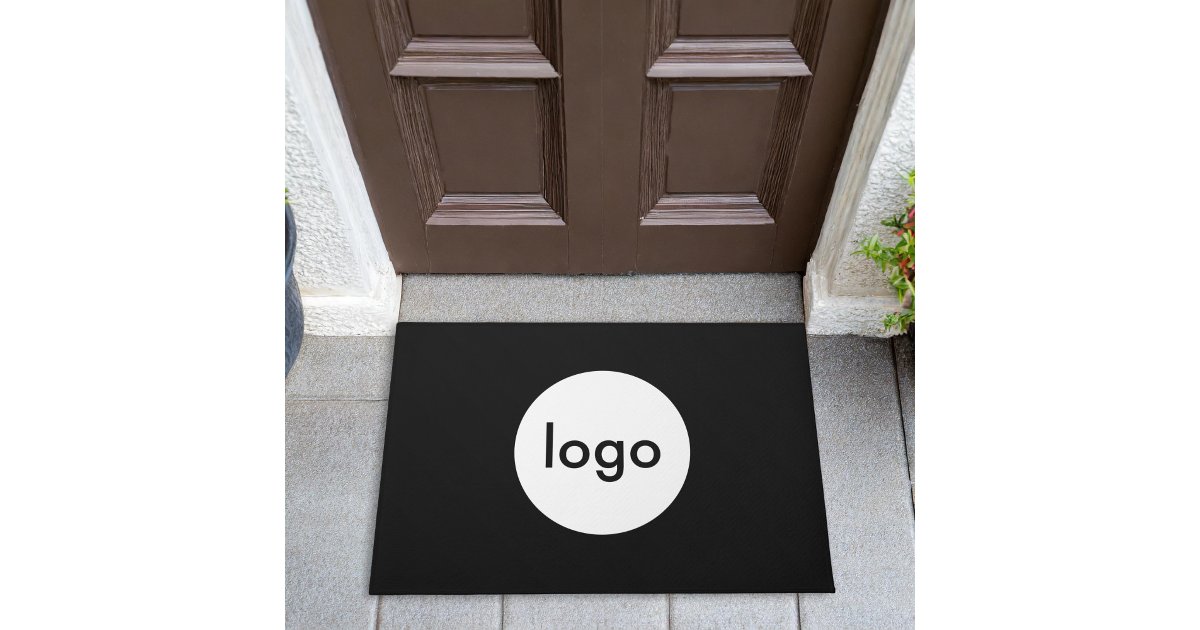 Custom Business Logo Doormat | Zazzle