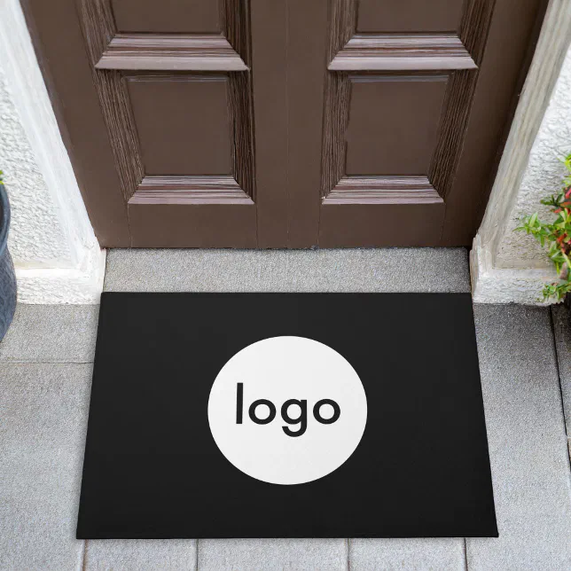 Custom Business Logo Doormat | Zazzle