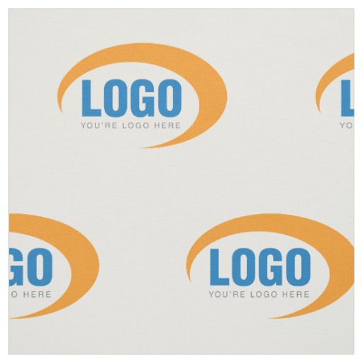 Custom Business Logo Fabric | Zazzle