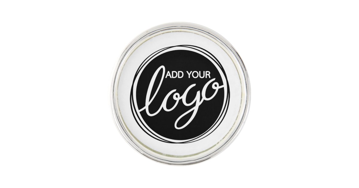 Custom Business Logo Lapel Pin | Zazzle