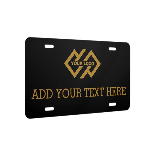 Custom Business Logo License Plate | Zazzle