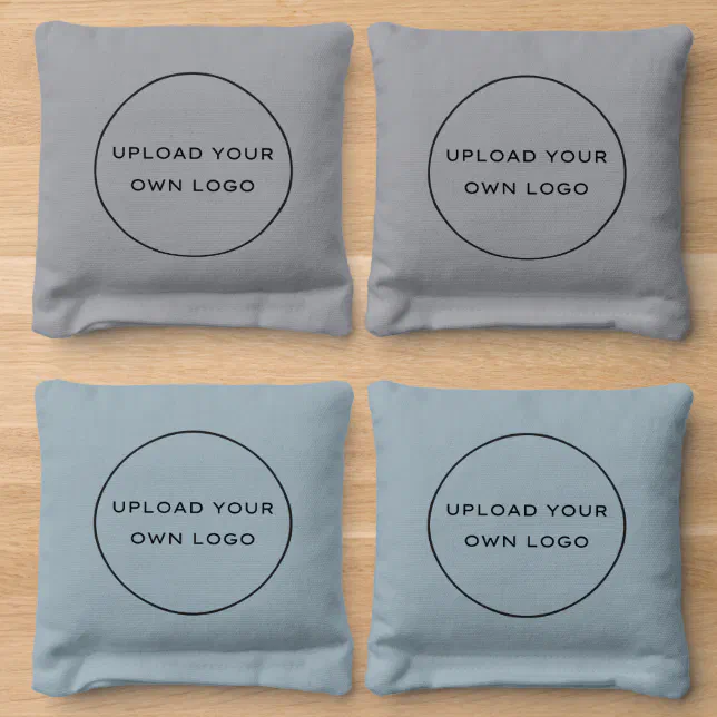 Custom Business Logo Modern Simple Cornhole Bags | Zazzle