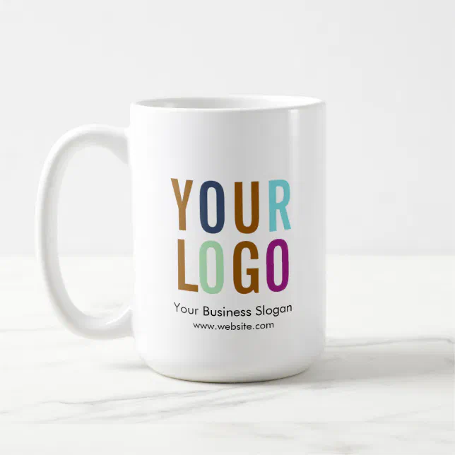Custom Business Logo Mug | Zazzle