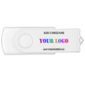 Custom Business Logo Name Website Gift Flash Drive | Zazzle