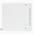 Custom Business Logo No Minimum Branded Company 3 Ring Binder | Zazzle