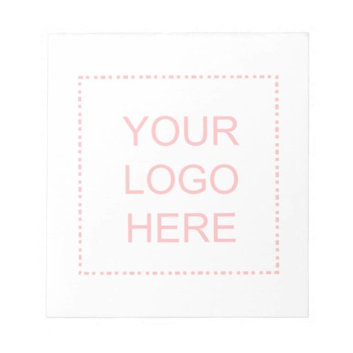 Custom business logo note pads | Office supply | Zazzle