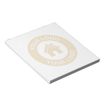 Custom Business Logo Notepad | Zazzle