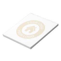 Custom Business Logo Notepad | Zazzle