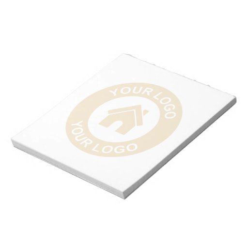 Custom Business Logo Notepad | Zazzle