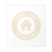 Custom Business Logo Notepad | Zazzle