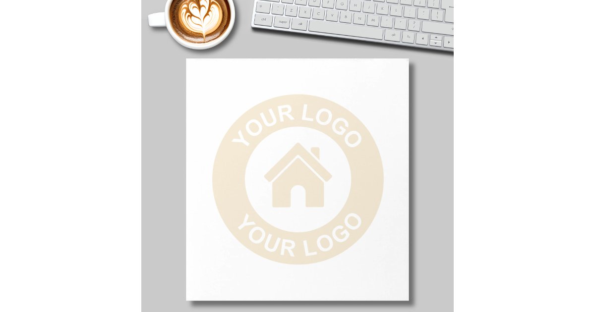Custom Business Logo Notepad | Zazzle